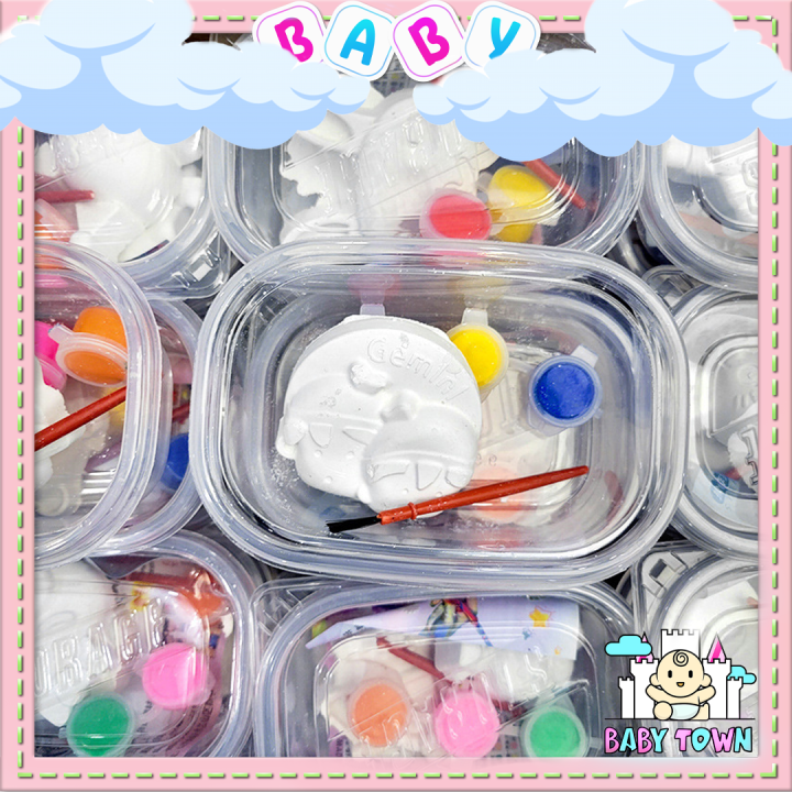 Children DIY Painted Plaster Doll Coloring Plaster Doll Graffiti Hand ...