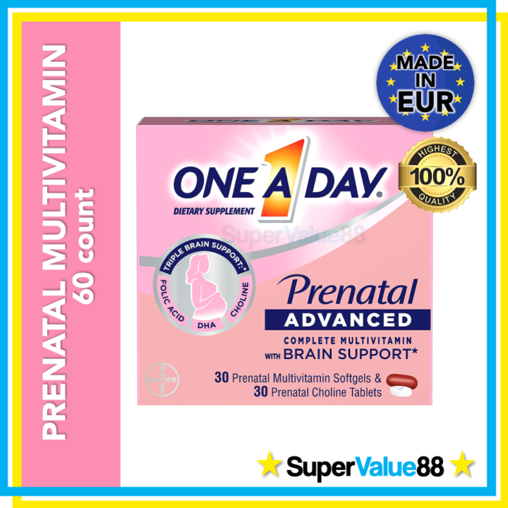 One A Day USA Women's Prenatal Advanced Complete Multivitamin with ...