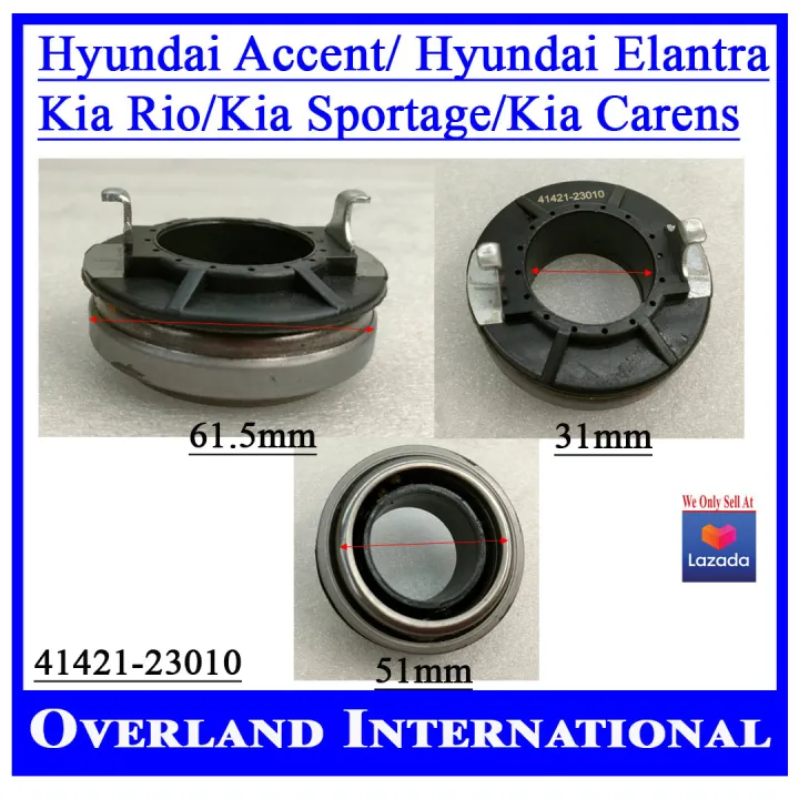 CLUTCH RELEASE BEARING, PVC, For Hyundai Accent 2011-2020 / Hyundai ...