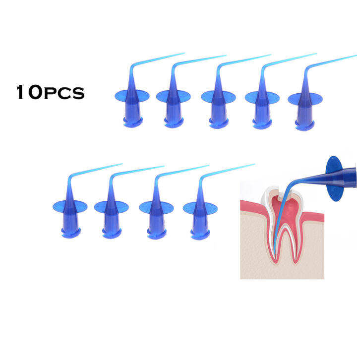 10Pcs Dental Disposable Rinse Tips for Irrigation Teeth Whitening ...