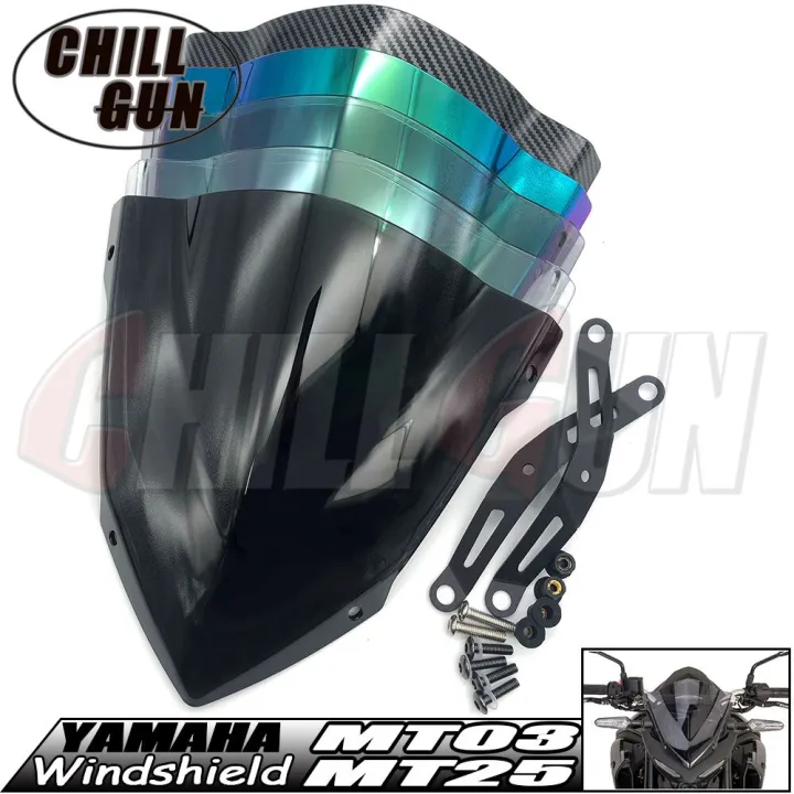 Motorcycle Accessories Wind Deflectors Windshield Windscreen For YAMAHA ...