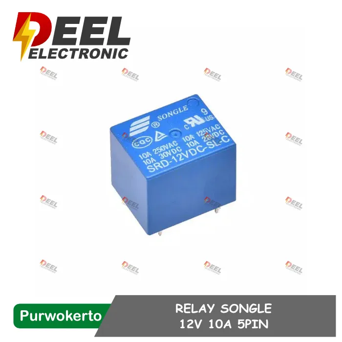 RELAY 12V 10A 5PIN SRD-12VDC FOR PROJECT ARDUINO AND ELECTRONICS | Lazada Indonesia