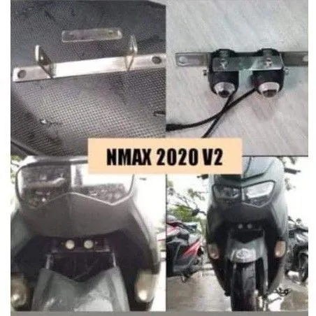 Nmax 2020 V2 stainless tpost bracket for mini driving light | Lazada PH