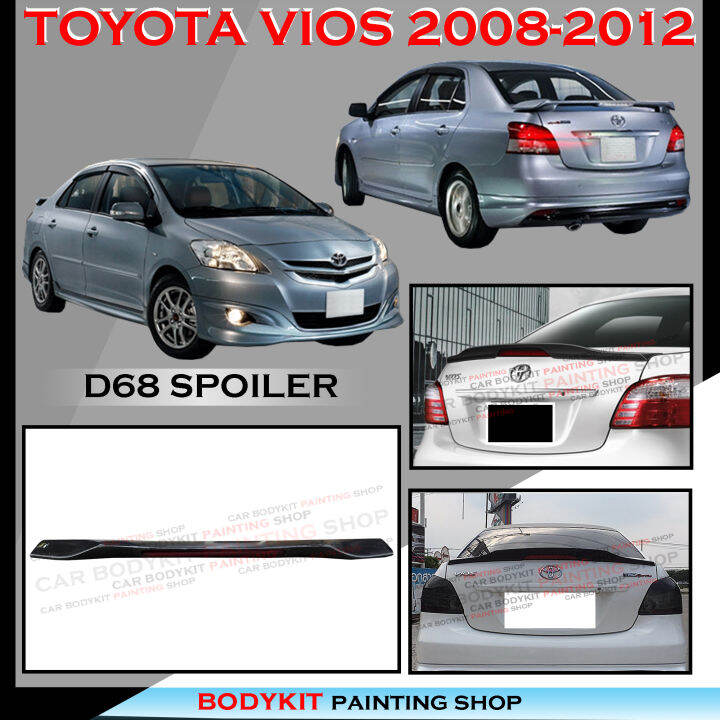 TOYOTA VIOS NCP93 2008-2012 D68 DRIVE 68 STYLE REAR SPOILER TRUNK ...