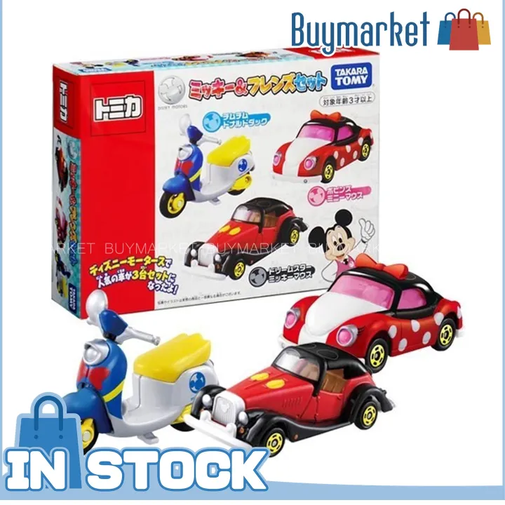 [ของแท้] Takara Tomy Tomica Disney Motors Diecast Car Mickey & Friends Gift Set Of 3 | Lazada.co.th