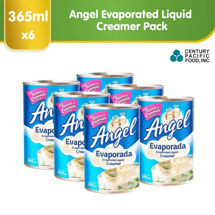Angel Evaporated Liquid Creamer 365ml x6 | Lazada PH