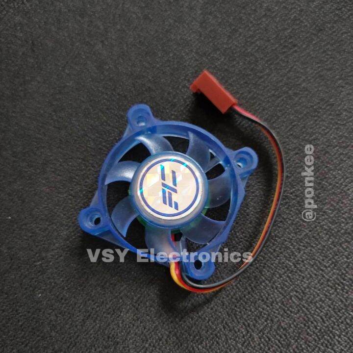 ♘Young Lin Tech Mini Cooling Blower Fan with RGB Dancing Lights 12v dc ...