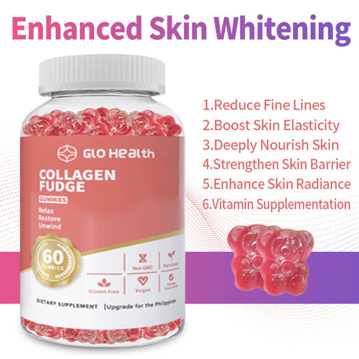 Glo health Glutathione Collagen Gummy Anti-Aging Wonder Skin ...