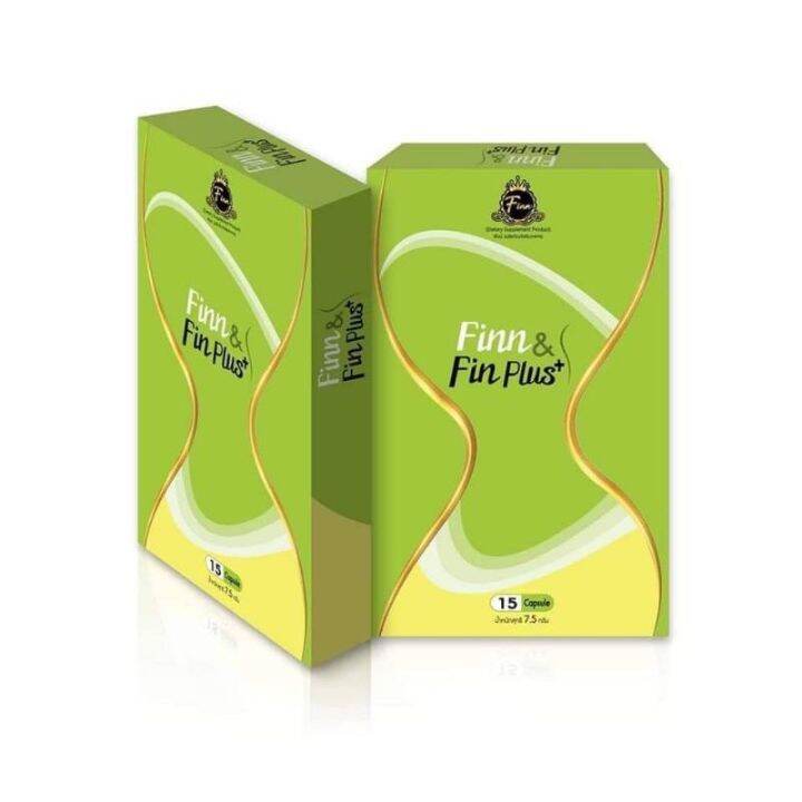 Finn&fin Plus ฟินแอนด์เฟิร์ม ฟินน์ finn 15 แคปซูล | Lazada.co.th