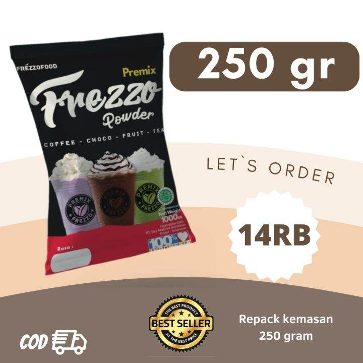 PREMIX 250 BUBUK MINUMAN BOBA/MILKSHAKE TERMURAH MERK FREZZO VARIAN ...