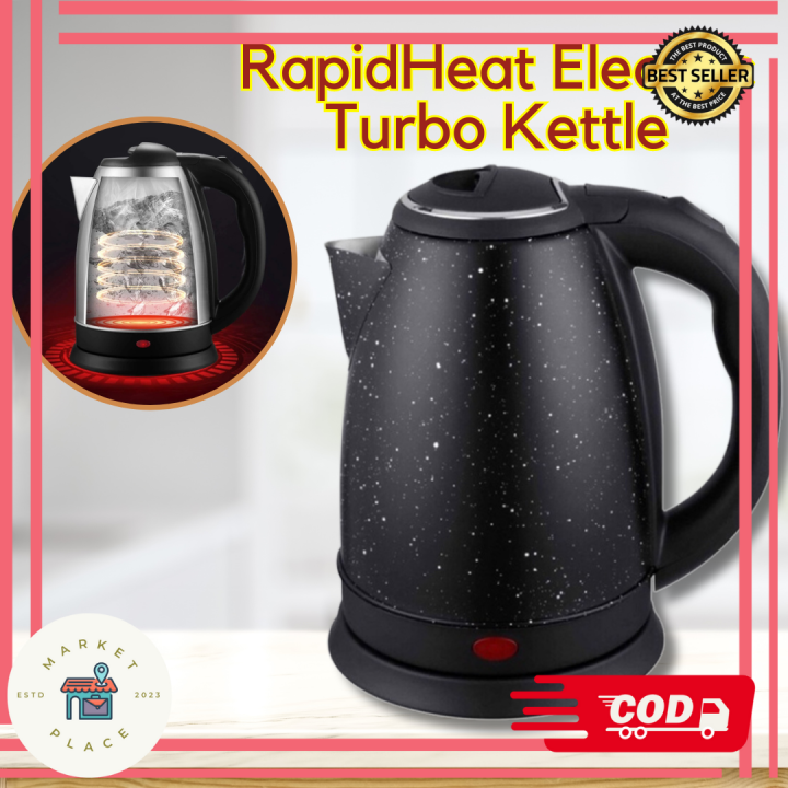MKP 2L Matte RapidHeat Stainless Steel Electric Kettle | Heater kettle ...