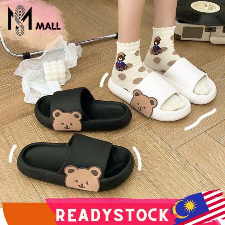 SM Wink Bear Women Cute Slipper Wanita Comel Perempuan Selipar *Ready ...