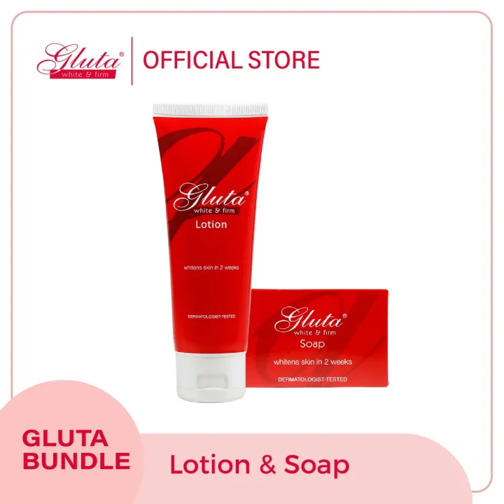 Gluta White & Firm Soap 90g + Lotion 120mL | Lazada PH