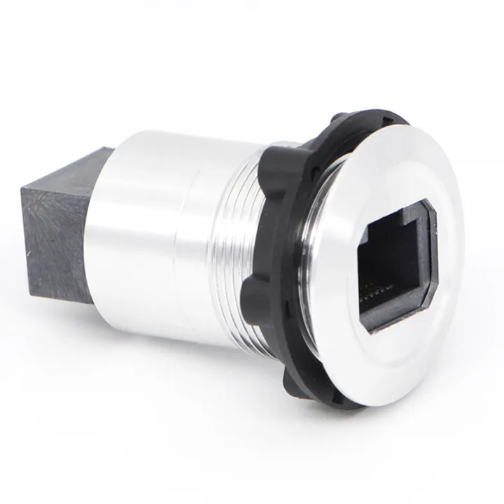 ELEWIND 22mm USB connector socket Adapter Metal Aluminum alloy RJ45 ...