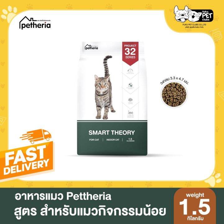 Petheria INDOOR อาหารแมวสูตรเน้นการควบคุมน้ำหนักจากเพ็ทเทอเรียPROJECT ...