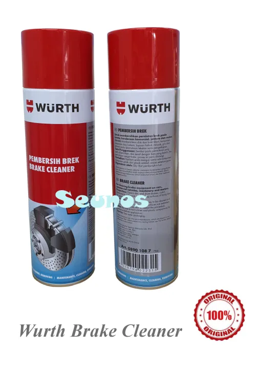 Wurth Multipurpose Rapid Brake Cleaner 500ml / Pembersih Brek 500ml ...