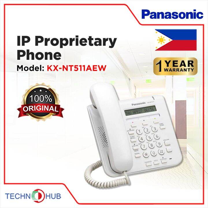 PANASONIC KX-NT511AEW IP Proprietary Phone | Lazada PH