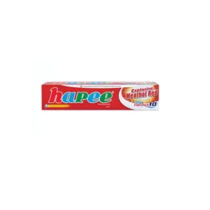 Hapee Explosive Menthol Red Toothpaste 150ml/189g | Lazada PH