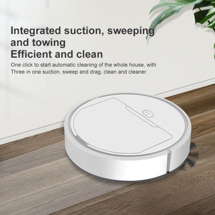 Robot Vacuum Cleaner Sweep And Wet Mopping Floors&Car Run Sonic Mopping ...