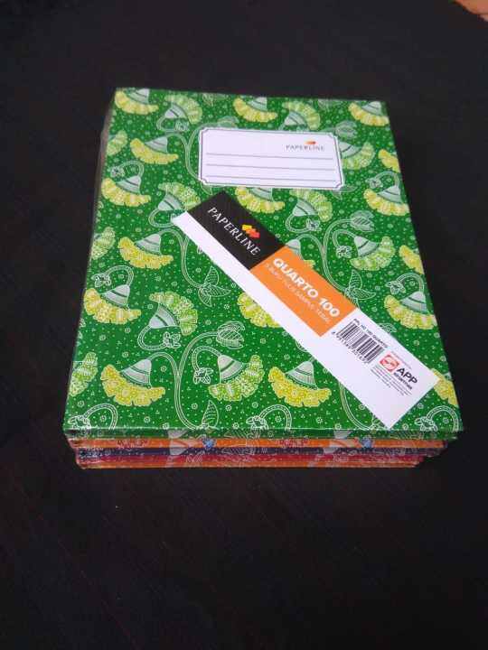 PAPERLINE Buku Hardcover ukuran Quarto 100 (1 pack isi 5pc) | Lazada ...