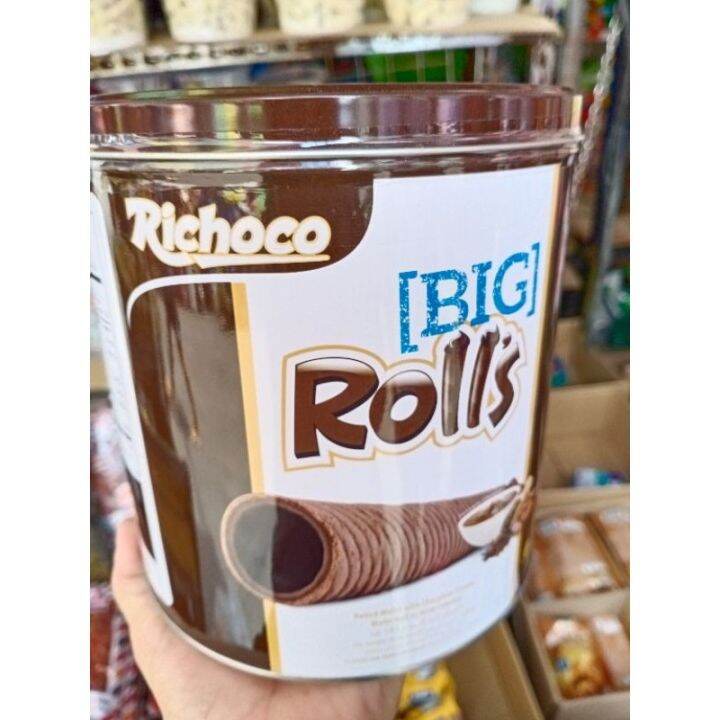【READY STOCK】 Richoco Big Roll waffer (1can) | Lazada PH