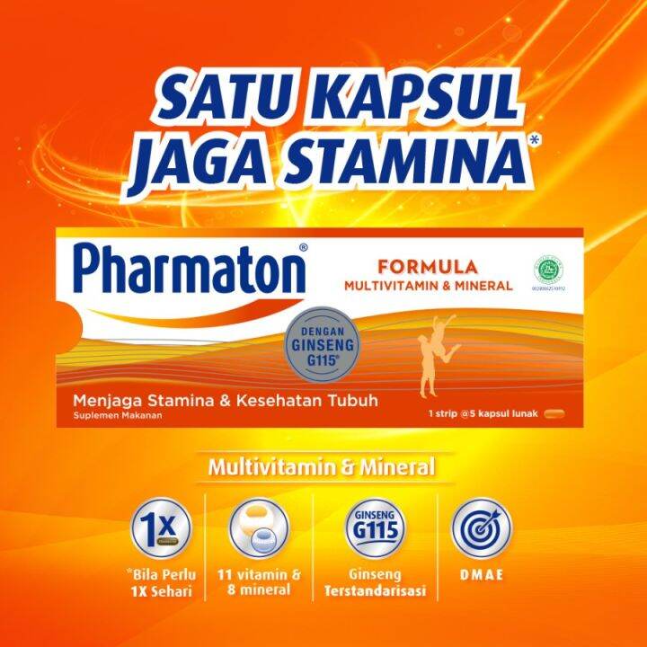 Pharmaton Formula 5s - Multivitamin Suplemen untuk menjaga stamina ...
