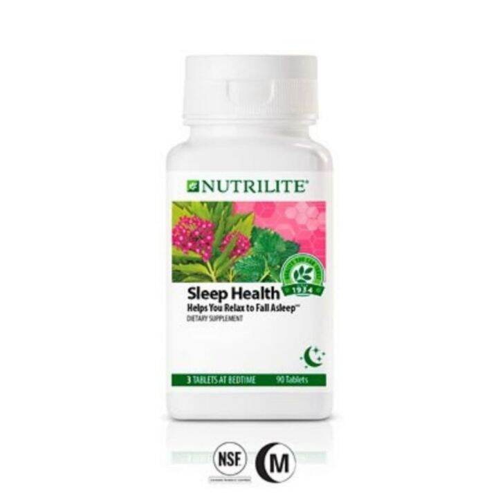 Nutrilite Sleep Health ช่วยการนอนหลับ ขนาด 90เม็ด (นำเข้าจาก USA ...