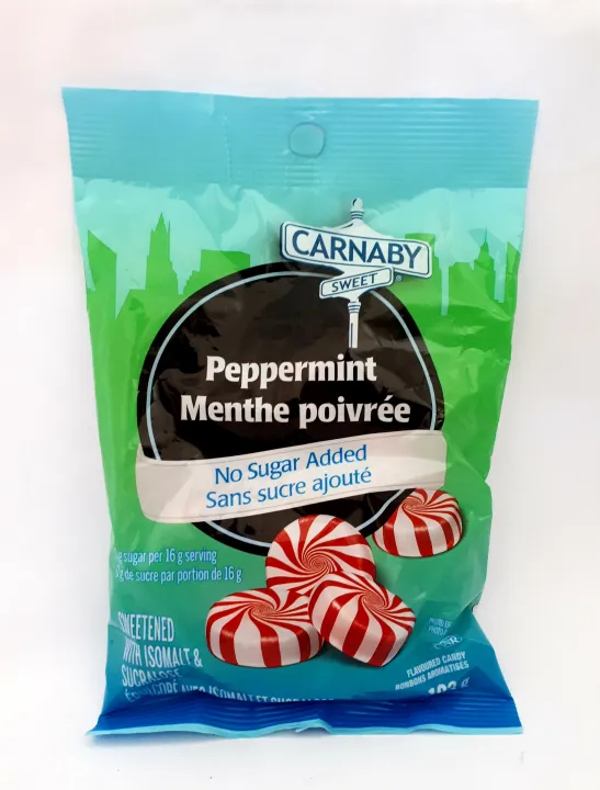 Carnaby Peppermint No Sugar Added Hard Candy NO SUGAR ADDED 123 g ...