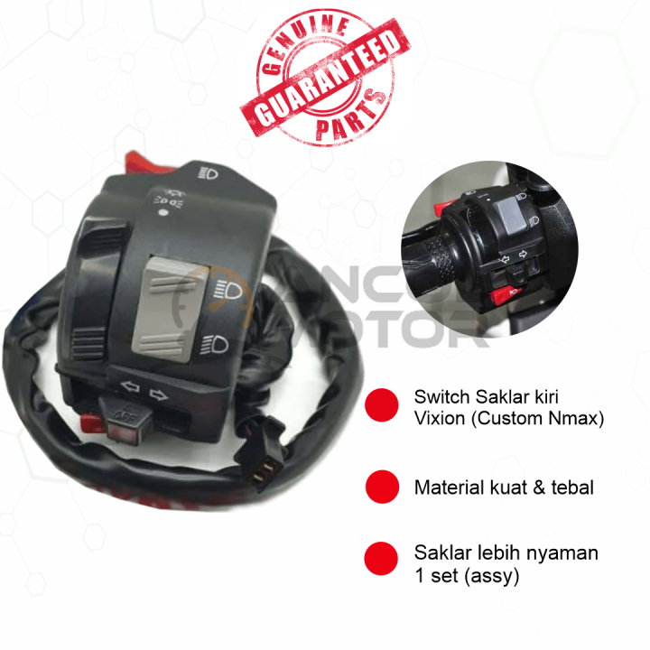 Saklar Kiri Vixion lama Rubahan Nmax Aerox Custom Switch Tombol Lampu ...