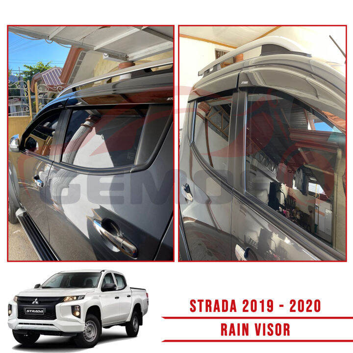 MITSUBISHI STRADA 2016 - 2023 RAIN VISOR (2016 2017 2018 2019 2020 2021 ...