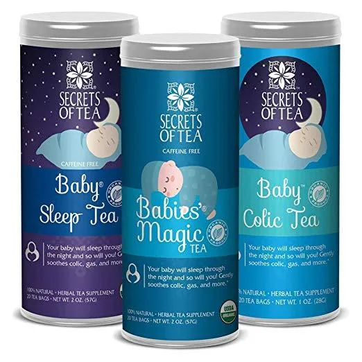 Secrets of Tea - Babies Colic, Babies Magic, Babies Sleep Bundle - USDA ...