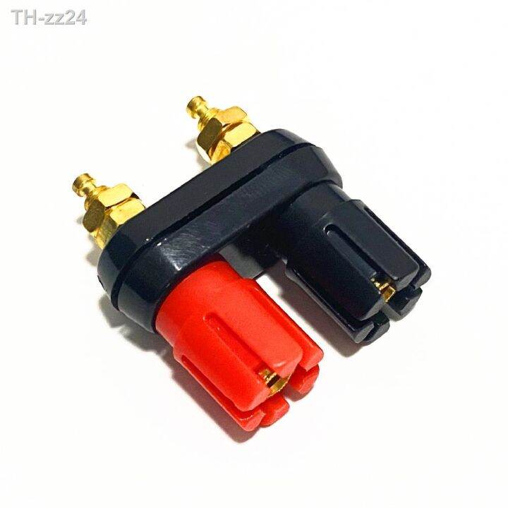 1pc Banana plugs Couple Terminals Red Black Connector Amplifier ...
