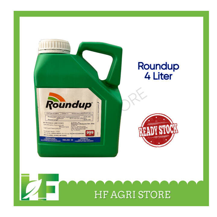 Roundup® 4 liter - Herbicide / Racun Rumpai / 4 liter / Gluphosate ...