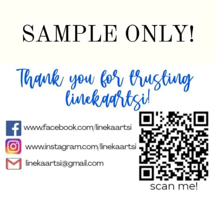 Business Card Layout with QR Code | Lazada PH