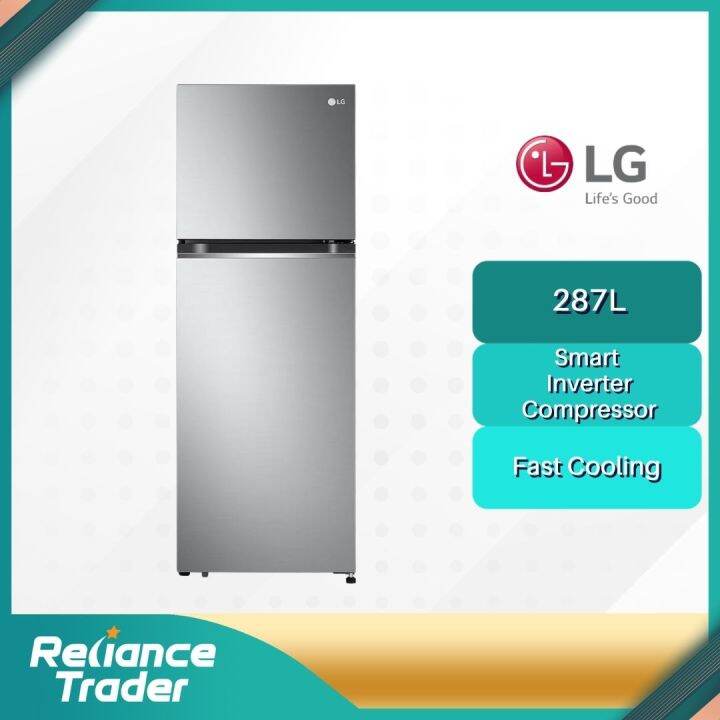 LG GV-B262PLGB 287L Top Freezer Fridge in Platinum Silver3 | Lazada