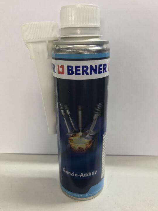 BERNER หัวเชื้อล้างระบบเครื่องยนต์เบนซิน 300 ml. ขจัดสิ่งสกปรกระหว่าง ...