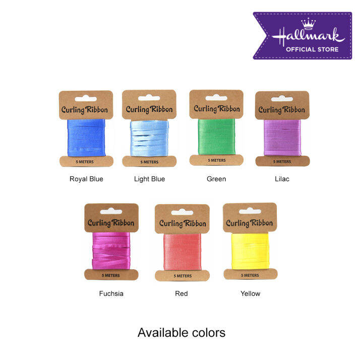 Hallmark Ribbon Roll Gift Accessories (Poly Curling Ribbon - Blue ...