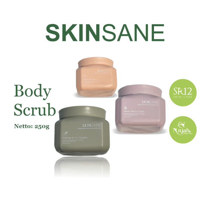 BODY SCRUB SKINSANE / LULUR PEMUTIH SKINSANE /LULUR SKINSANE / SKINSANE ...