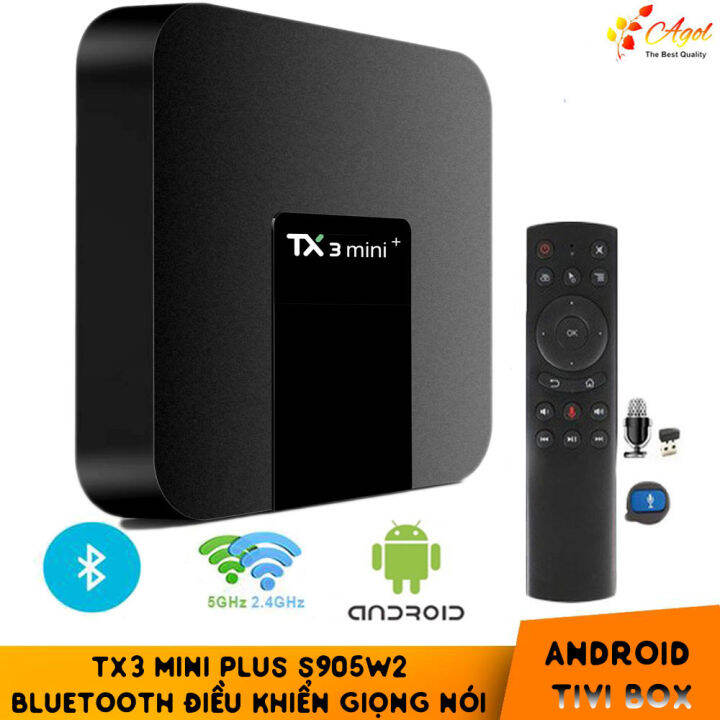 TV Box Tx3 mini + mới bluetooth Điều khiển giọng nói tiếng việt và cử ...