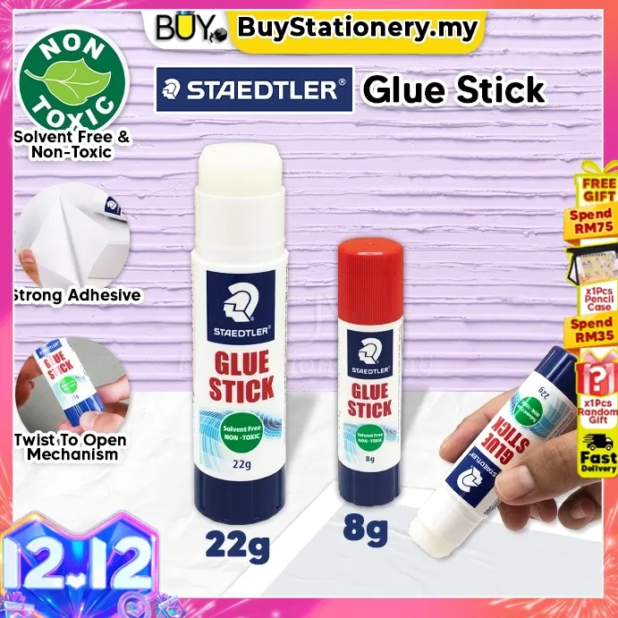 Staedtler Glue Stick Washable Non Toxic Gam Kertas - (1s/Pcs) Adhesive ...