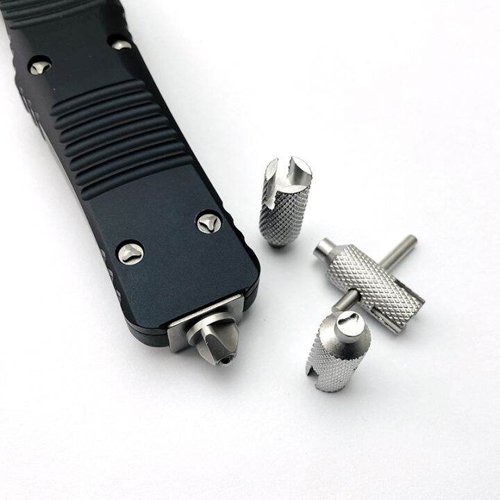 1 Set Knife Handle Screws Triangle Glass Breaker Driver Removal Tools Screwdriver for Microtech ...
