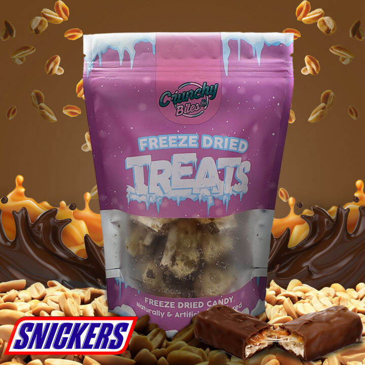 Freeze Dried Chocolate - SNICKERS 30grams & 50grams Per Pack - Crunchy ...