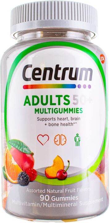 Centrum Supports | Heart Brain + Bone Health For Adults 50 ...