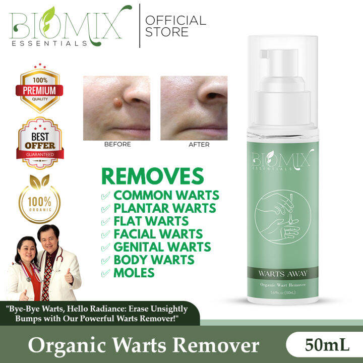 Biomix WartsAway Fast-Acting Warts Remover Serum - Effective Solution ...