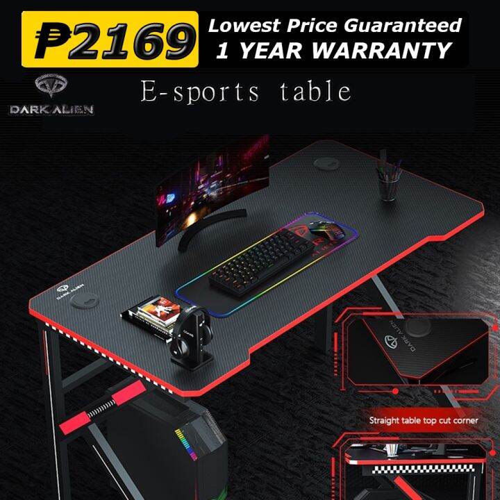 computer table 【PH STOCK】Gaming Table Chair RGB Desktop Computer Desk ...