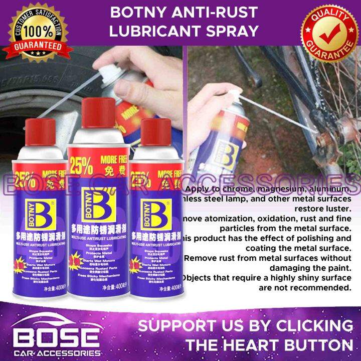 De-Rust lubricating spray Clean Rust Big Size 400 ml Rust Remover ...