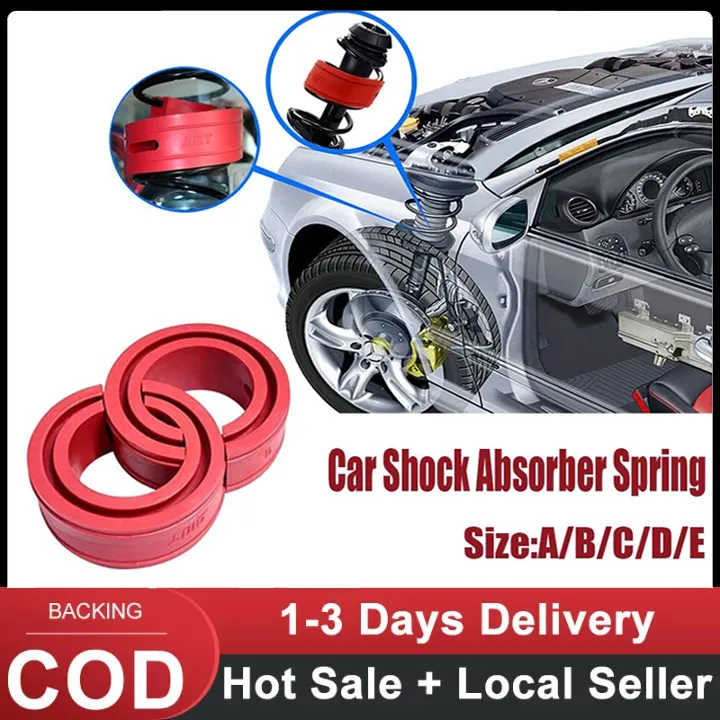 【Local delivery】1Pair Car Shock Absorber For The Car Buffer Spring ...