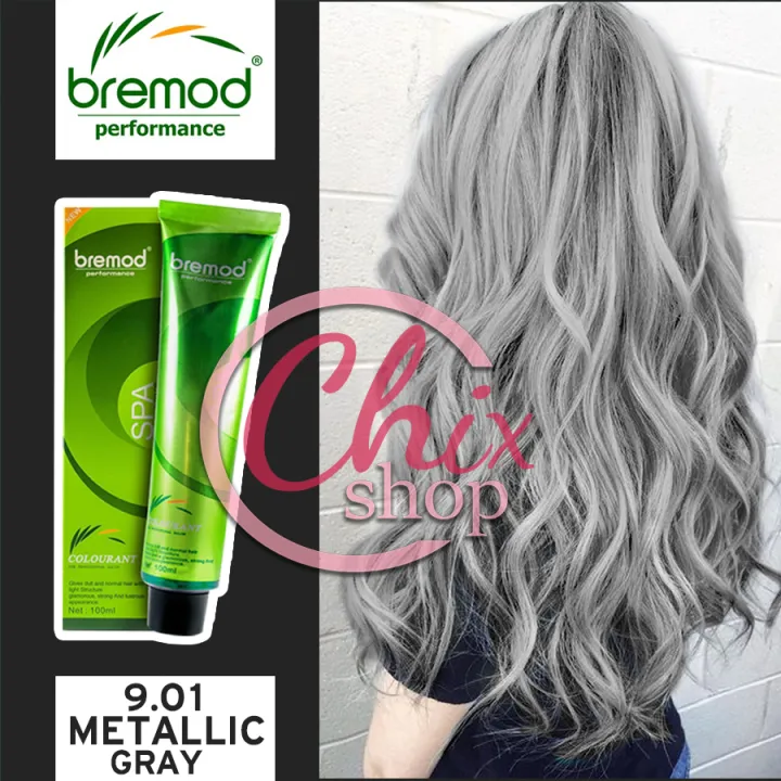 9.01 METALLIC GRAY BREMOD PERFORMANCE HAIR COLOR 100ml | Lazada PH