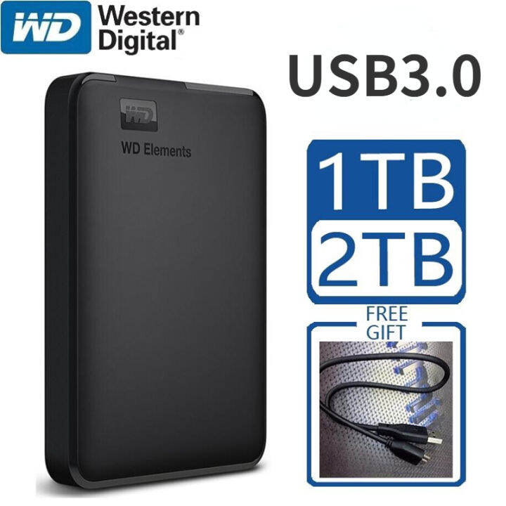 【Malaysia In Stock】 2TB USB 3.0 Portable External Hard Drive with File ...