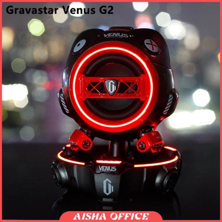 Gravastar Venus G2 Mini Wireless Bluetooth Speaker Hi-Res Bass Subwoofer Boost TWS Surround RGB ...
